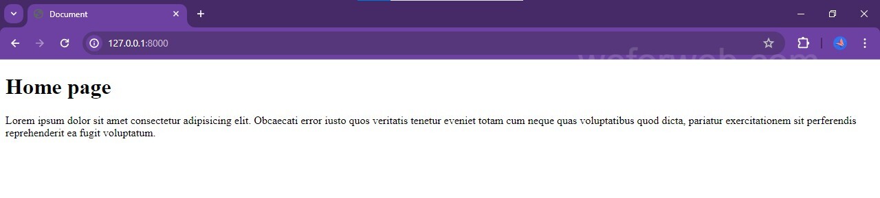 Creating a Simple HTML Template for Django: Step-by-Step